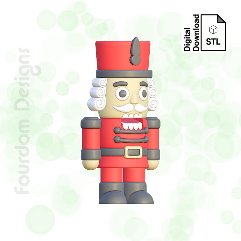 Nut Cracker Flexi STL File 3MF File 3D Print Articulating Wigglet ...