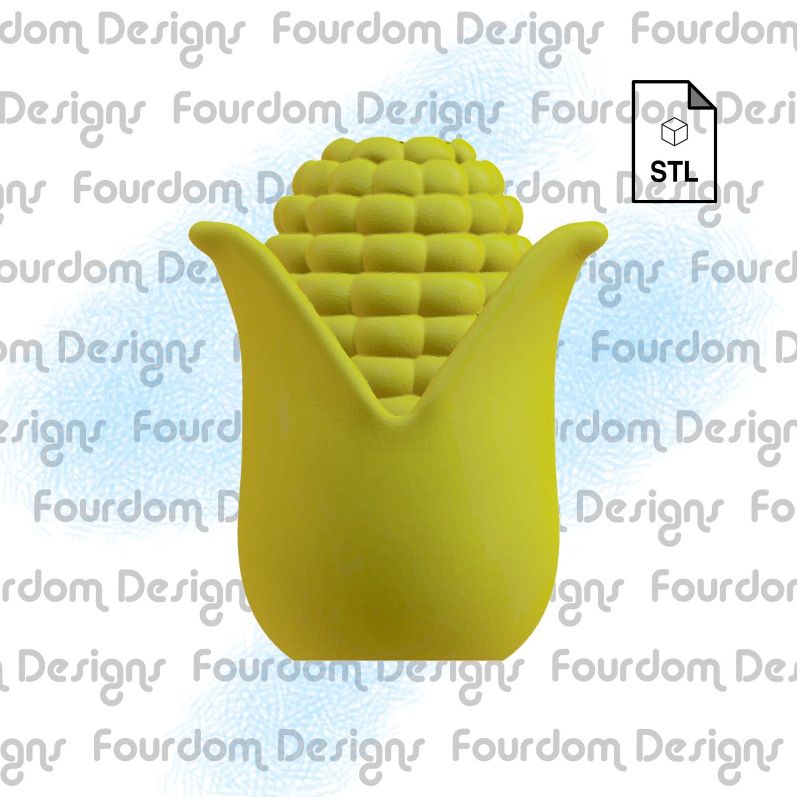 Corn Straw Topper STL File for 3D Printing Digital Download | Etsy