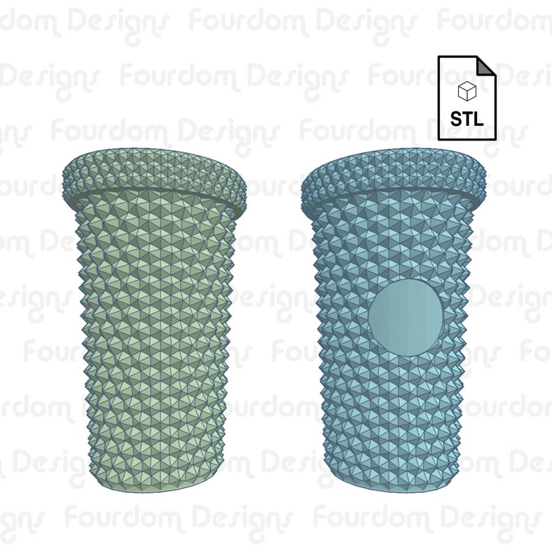 Studded Tumbler Straw Topper Straw Buddy STL File for 3D - Etsy