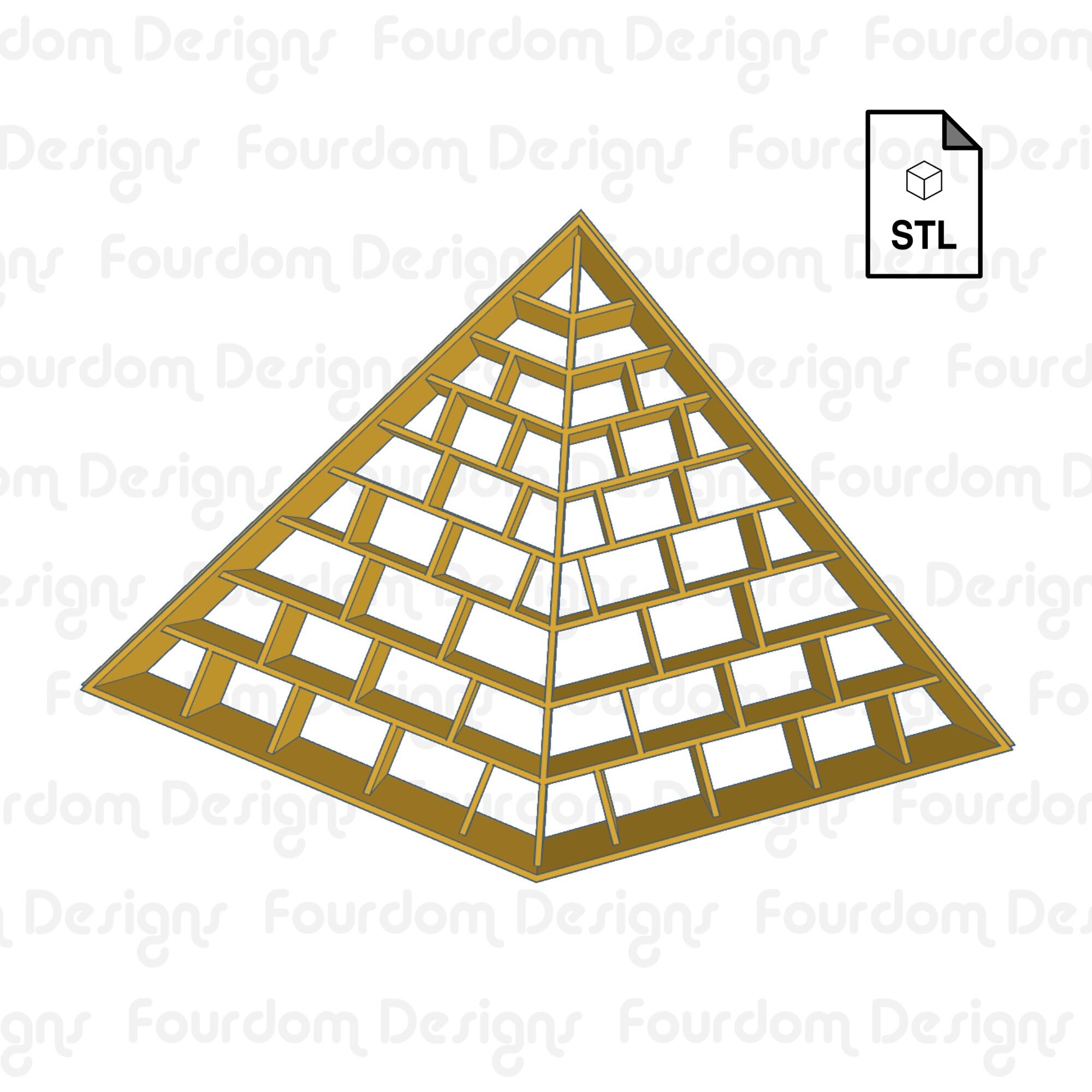 Pyramid Digital Download STL File for Cookie Cutter Fondant - Etsy Canada