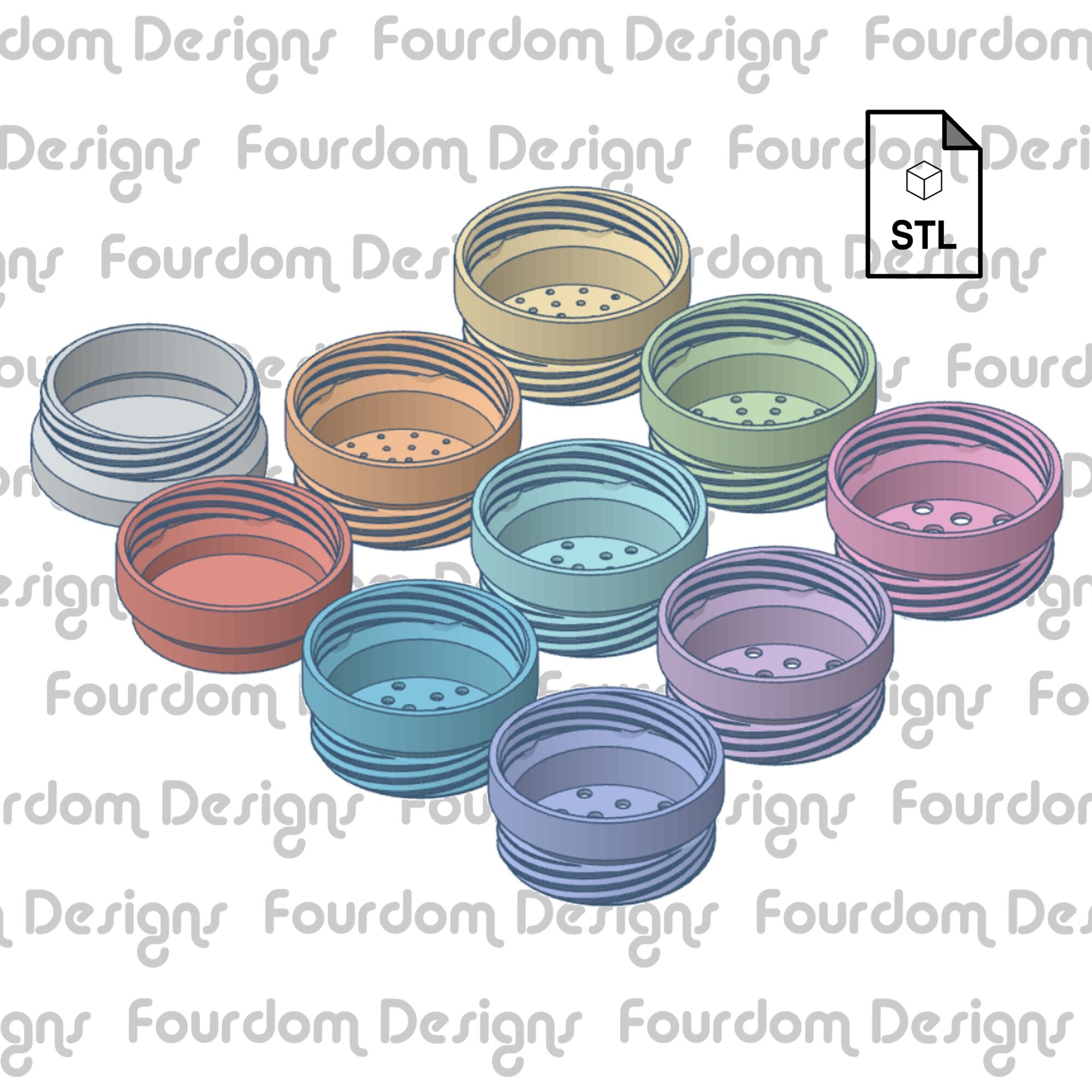 Rhinestone Sorter STL File for 3D Printing Digital Download - Etsy