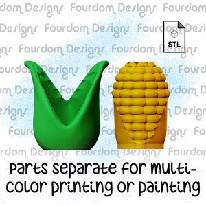 Corn Straw Topper STL File for 3D Printing - Digital Download - Etsy