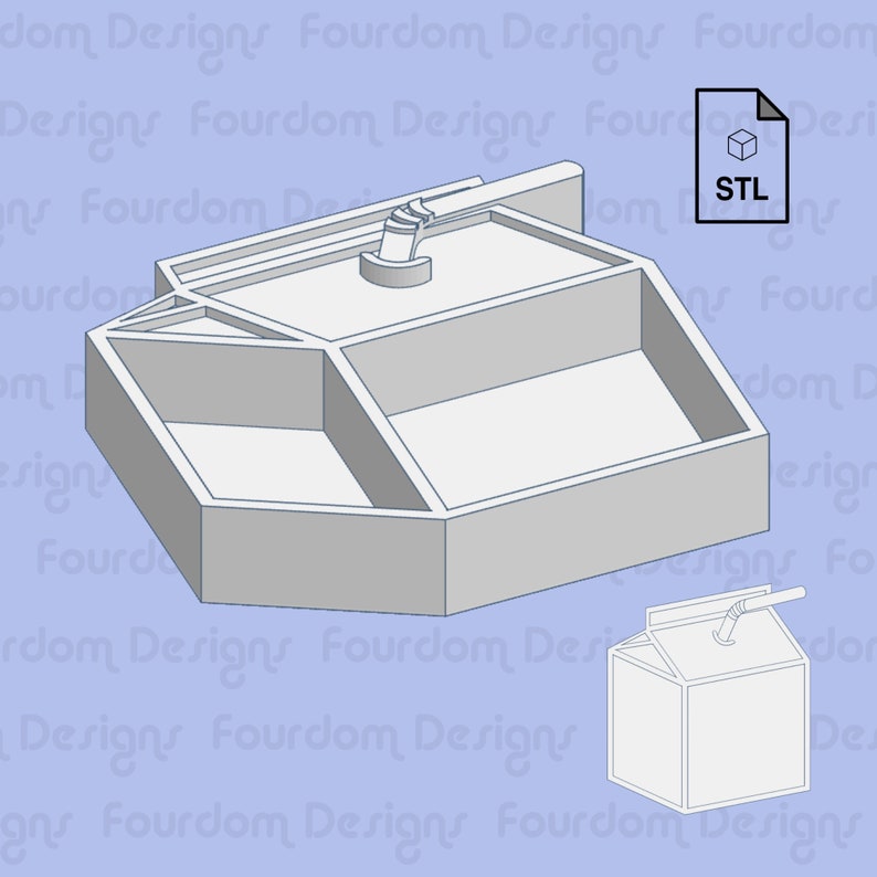 Milk Carton Shaker STL File for 3D Printing for Resin Shaker | Etsy