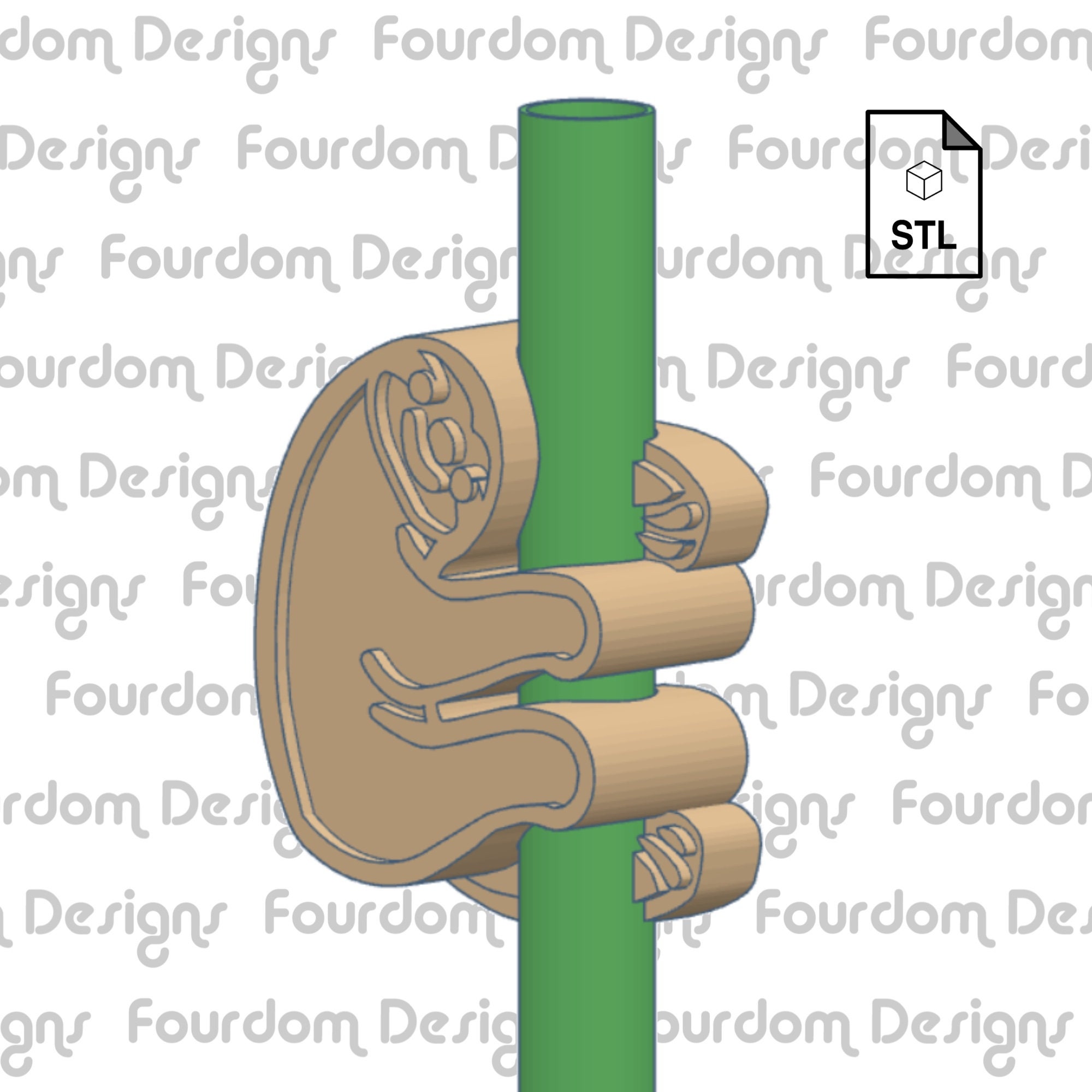 Sloth Straw Topper STL File for 3D Printing Digital Download - Etsy