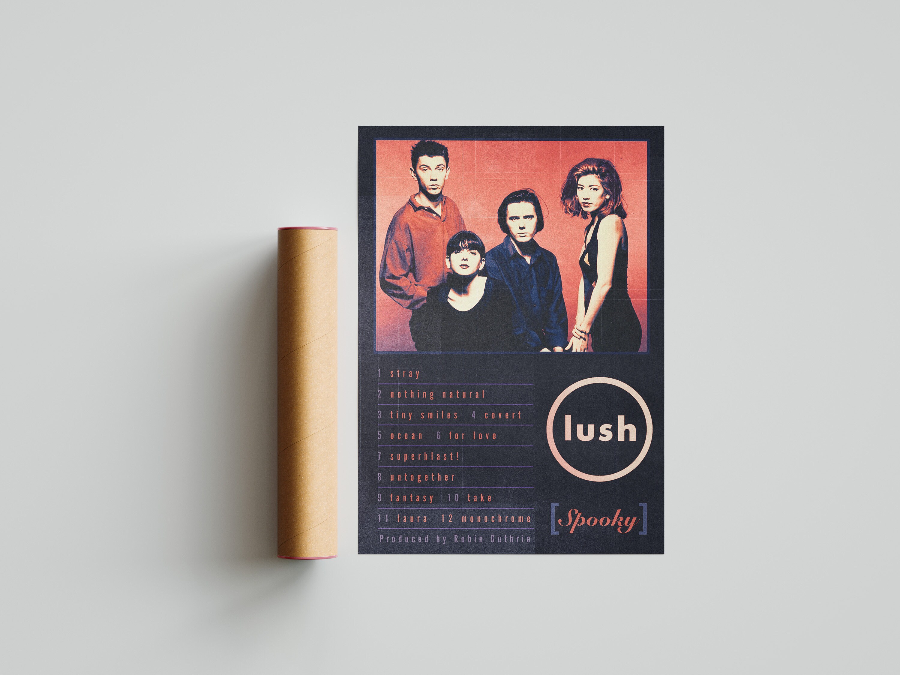 Lush Spooky Liner Notes Poster Retro Shoegaze Britpop Music Wall Art - Etsy