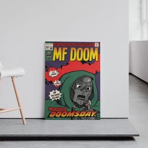 MF DOOM Operation Doomsday Poster | Retro 90s Hip Hop Comic Book Wall ...