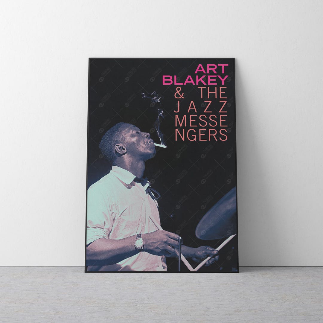 Art Blakey & the Jazz Messengers Poster: Retro Music Wall Art - Etsy