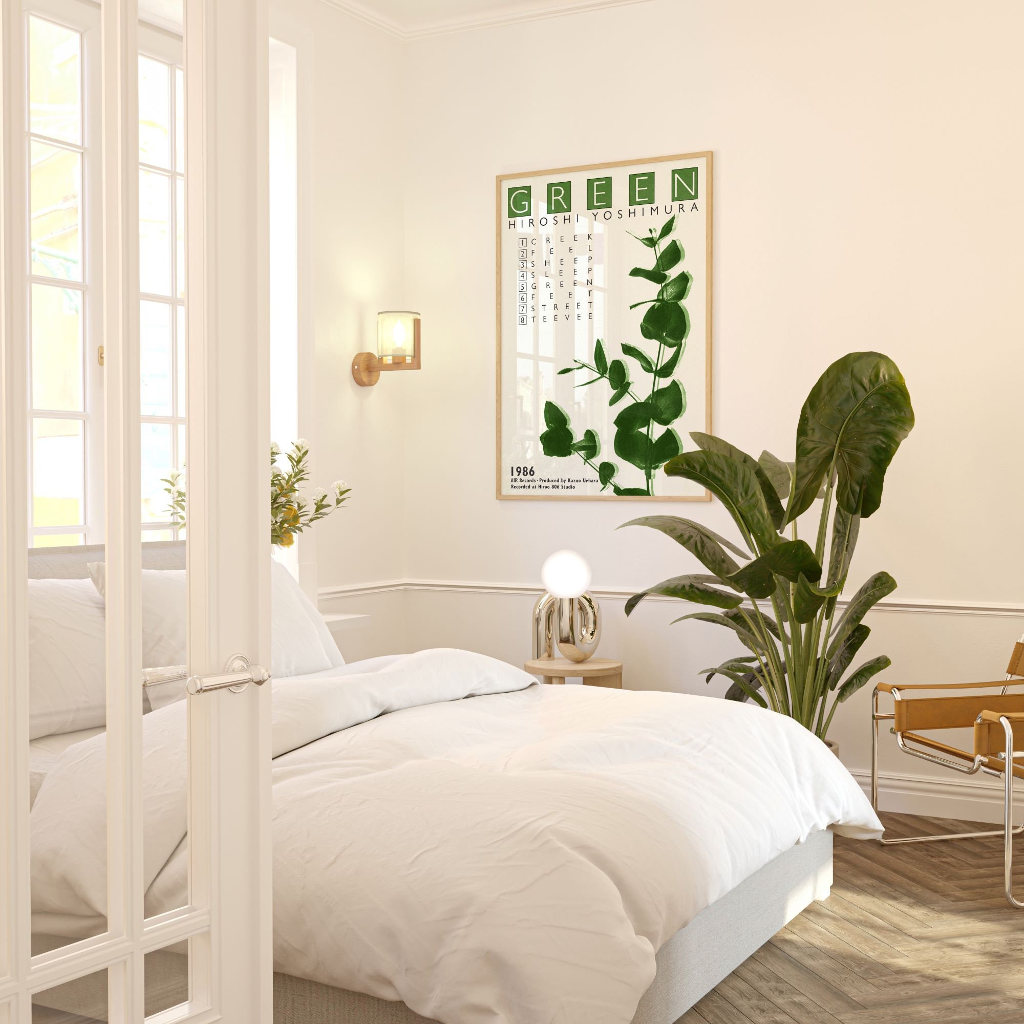 Hiroshi Yoshimura - Green Album Poster | Japanese Ambient Music Print ...