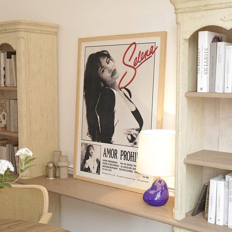 Selena Poster | Vintage Tejano Music Wall Art - Etsy