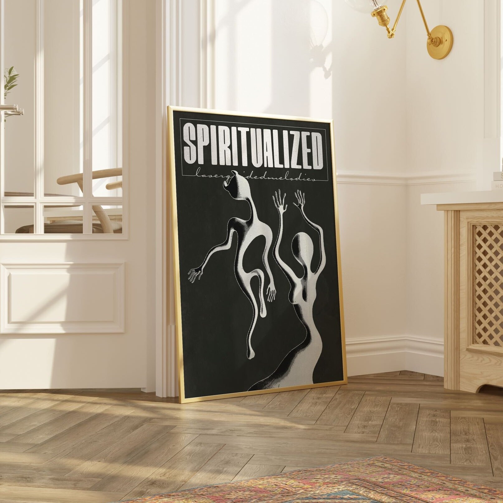 Spiritualized Lazer Guided Melodies Poster 90s Psychedelic Space Rock ...