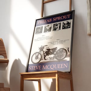 Prefab Sprout Steve Mcqueen Album Poster | Retro 80s Jangle Pop Music ...