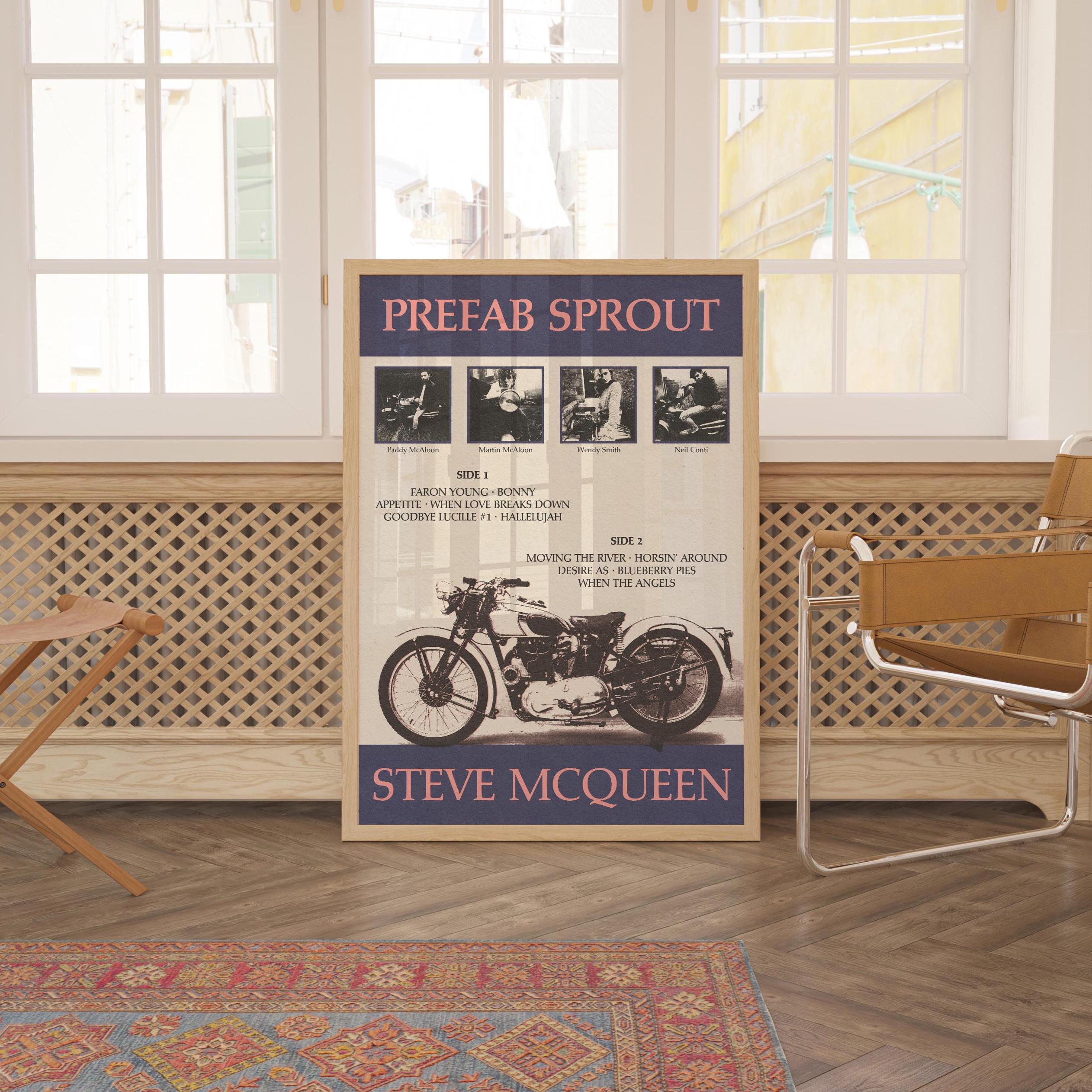 Prefab Sprout Steve Mcqueen Album Poster | Retro 80s Jangle Pop Music ...
