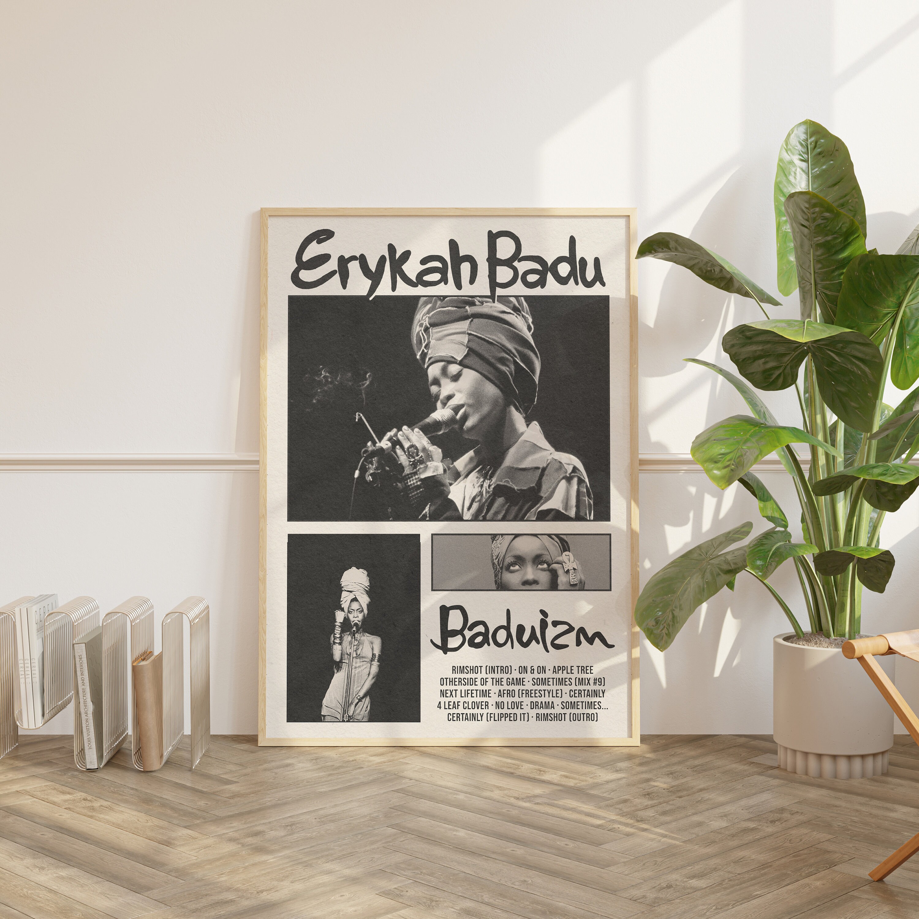 Erykah Badu - Baduizm Poster | Retro 90s Neo-soul Wall Art - Etsy