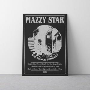 Mazzy Star She Hangs Brightly Poster | 90s Dream Pop Alternative Rock ...