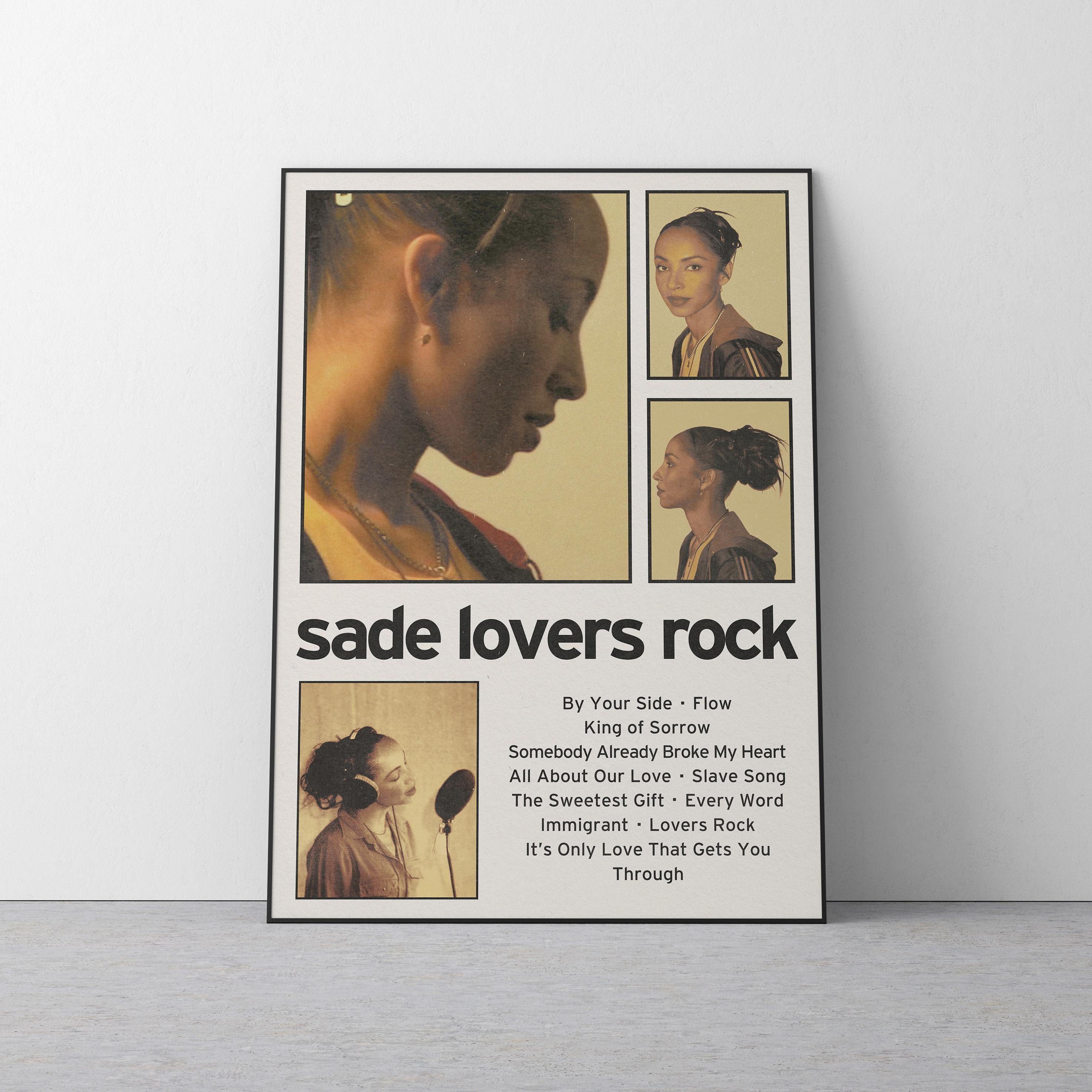 Sade - Lovers Rock Poster | Retro Y2k Soul Music Wall Art - Etsy