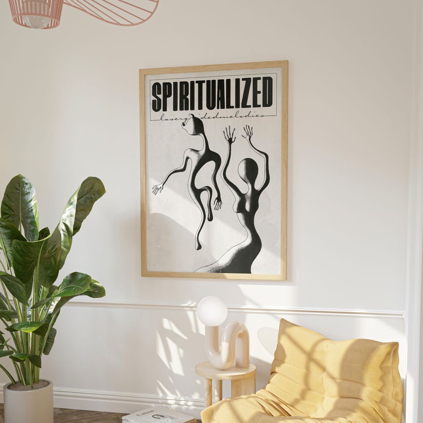 Spiritualized Lazer Guided Melodies Poster 90s Psychedelic Space Rock ...