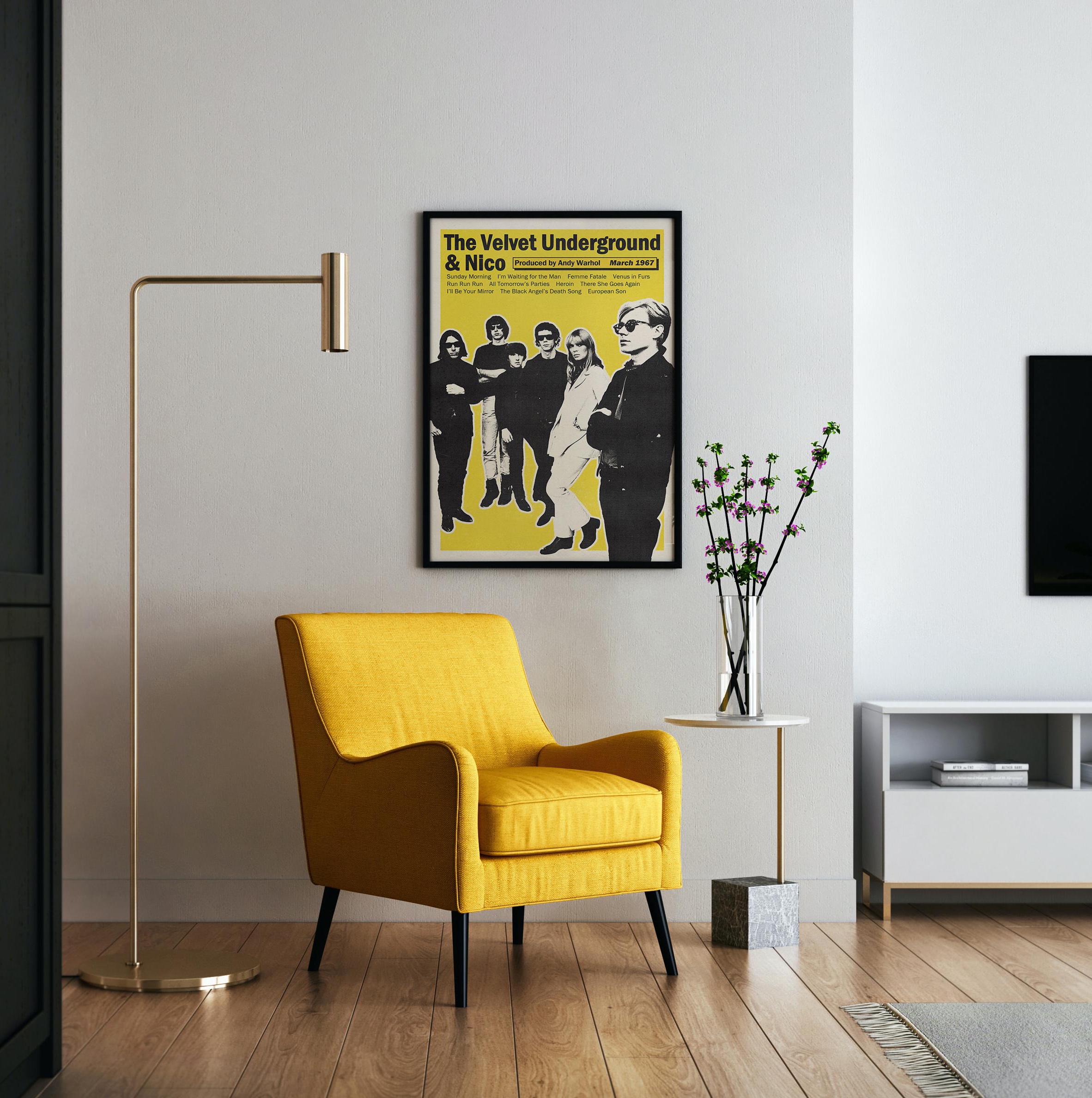 The Velvet Underground & Nico Poster | Vintage Psychedelic Experimental ...