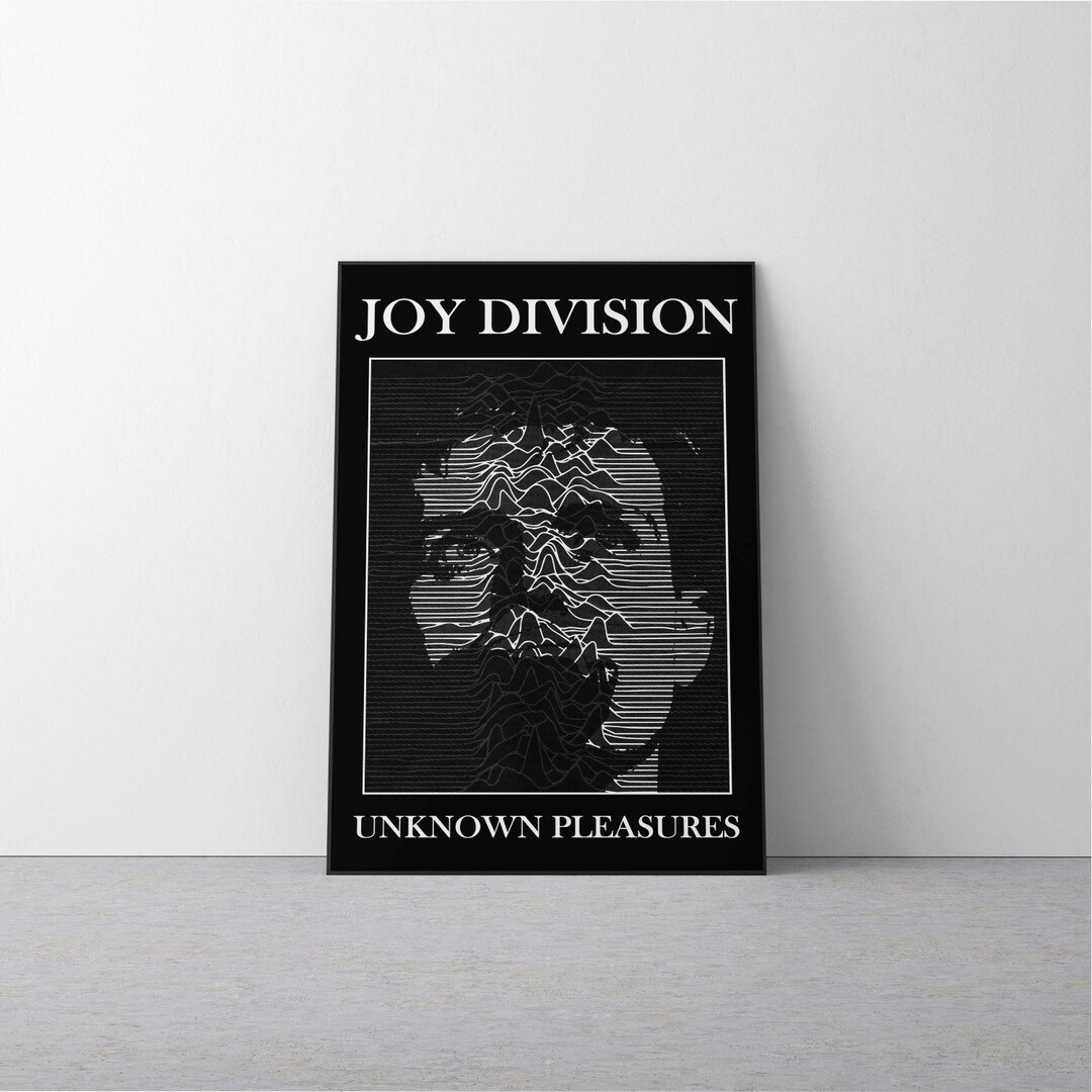 Joy Division Unknown Pleasures Poster | Post Punk Goth Rock Wall Art - Etsy