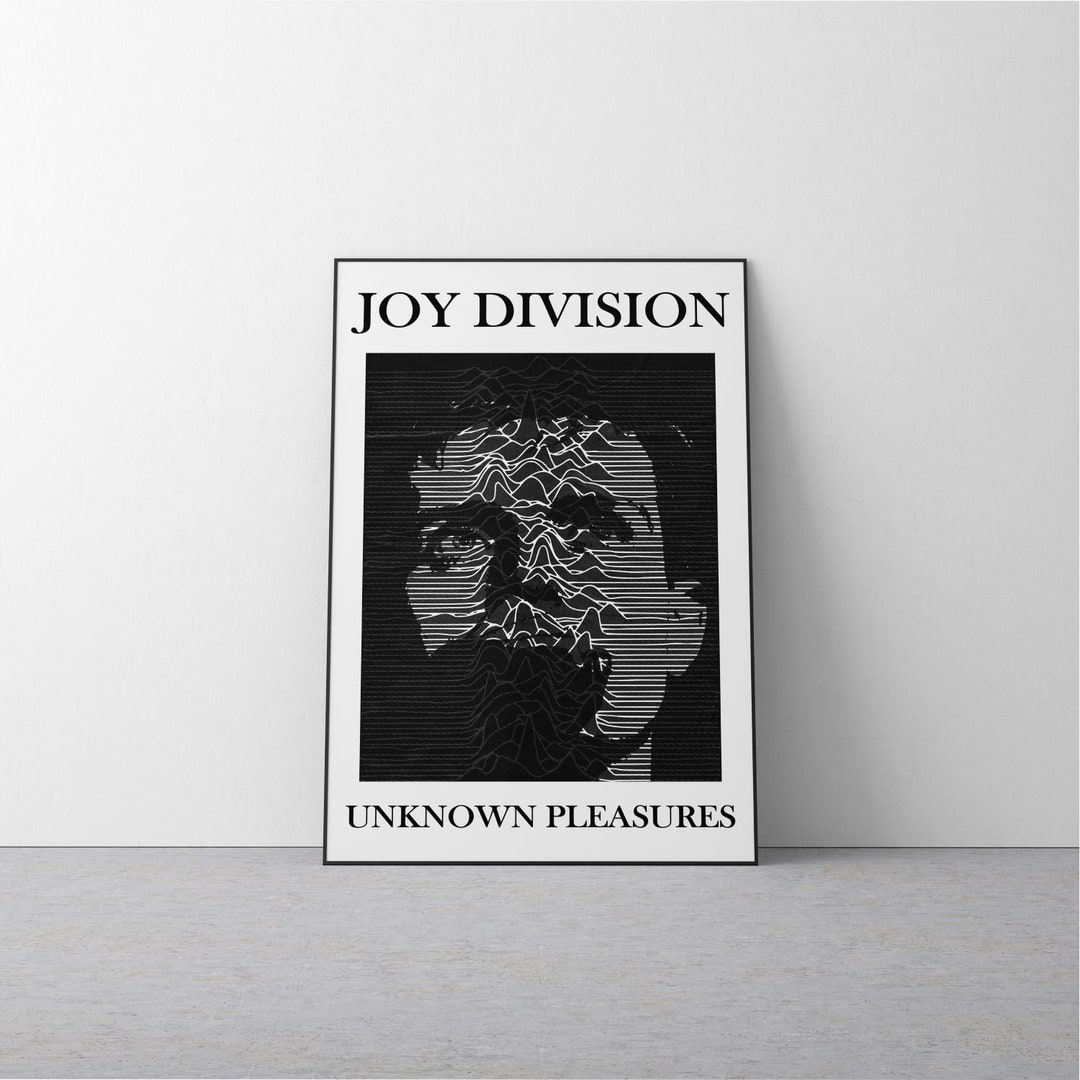 Joy Division Unknown Pleasures Poster Printable Wall Art Ian Curtis Print Post Punk Wall Art ...