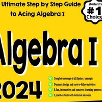 Algebra 1 - Math Anchor Charts for Printing or Tracing - Etsy