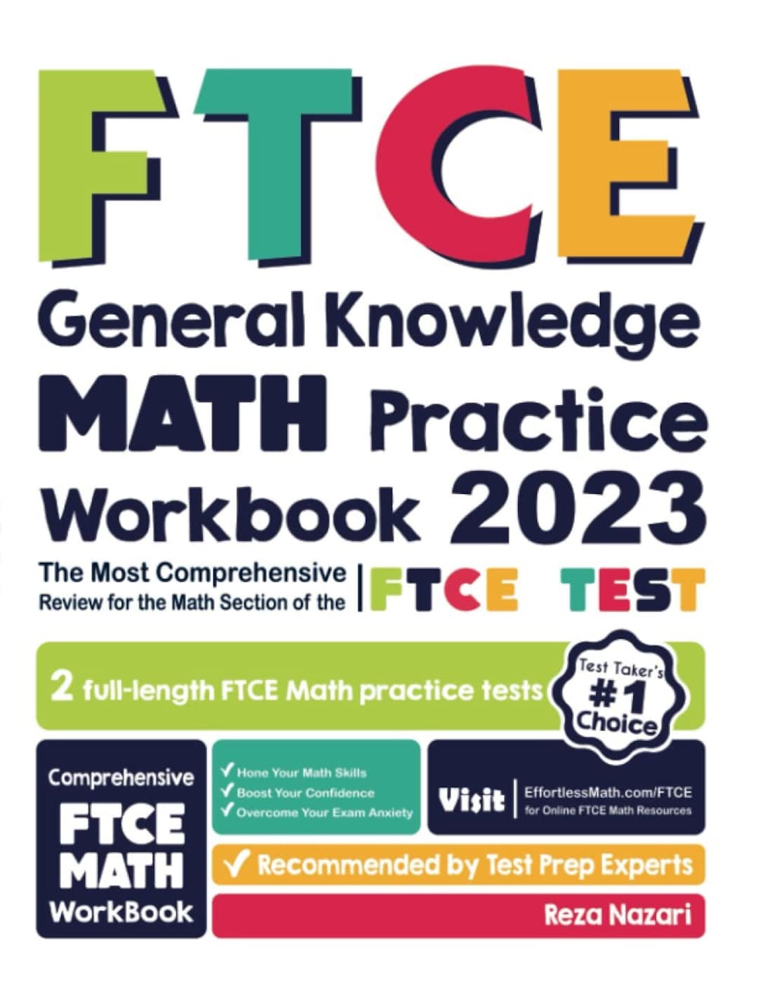 FTCE General Knowledge Math Practice Workbook: the Most Comprehensive ...
