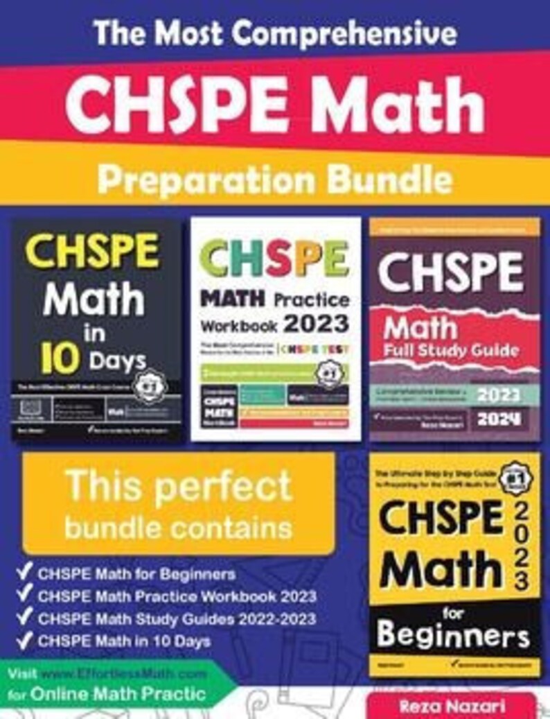 The Most Comprehensive CHSPE Math Preparation Bundle - Etsy