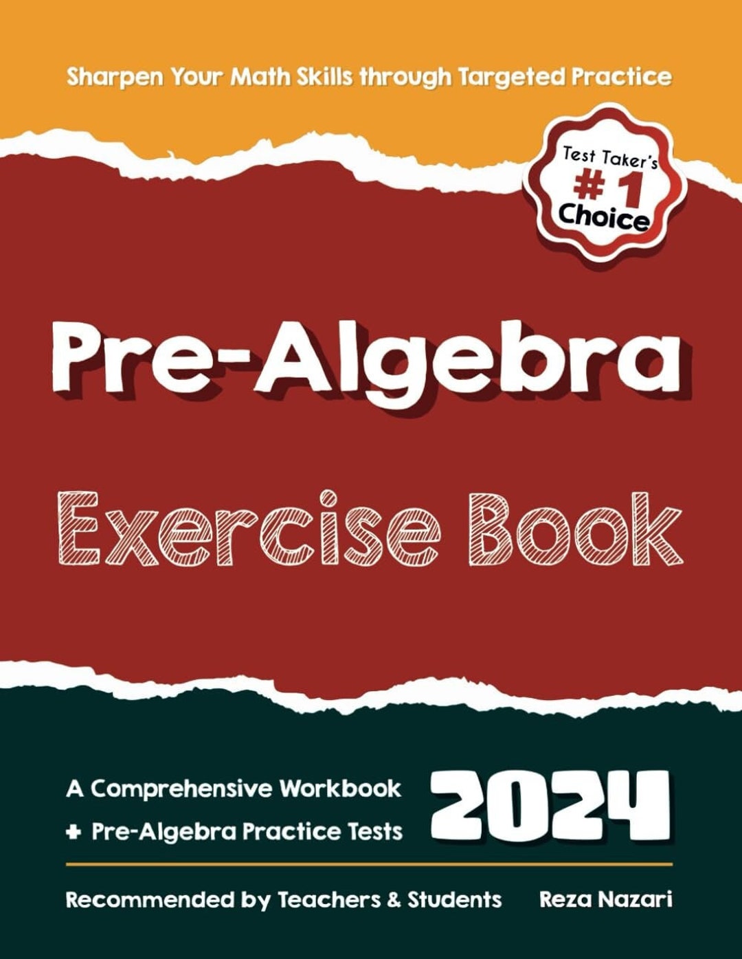 Pre-algebra Exercise Book: A Comprehensive Workbook + Prealgebra ...