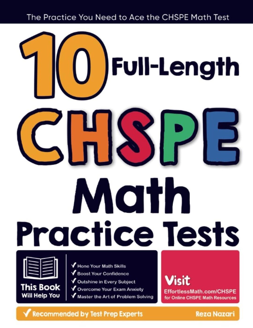 10 Full-length CHSPE Math Practice Tests: the Practice You Need to Ace ...