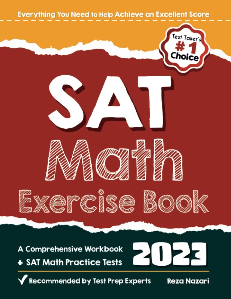 SAT Math Exercise Book: A Comprehensive Workbook + SAT Math Practice ...