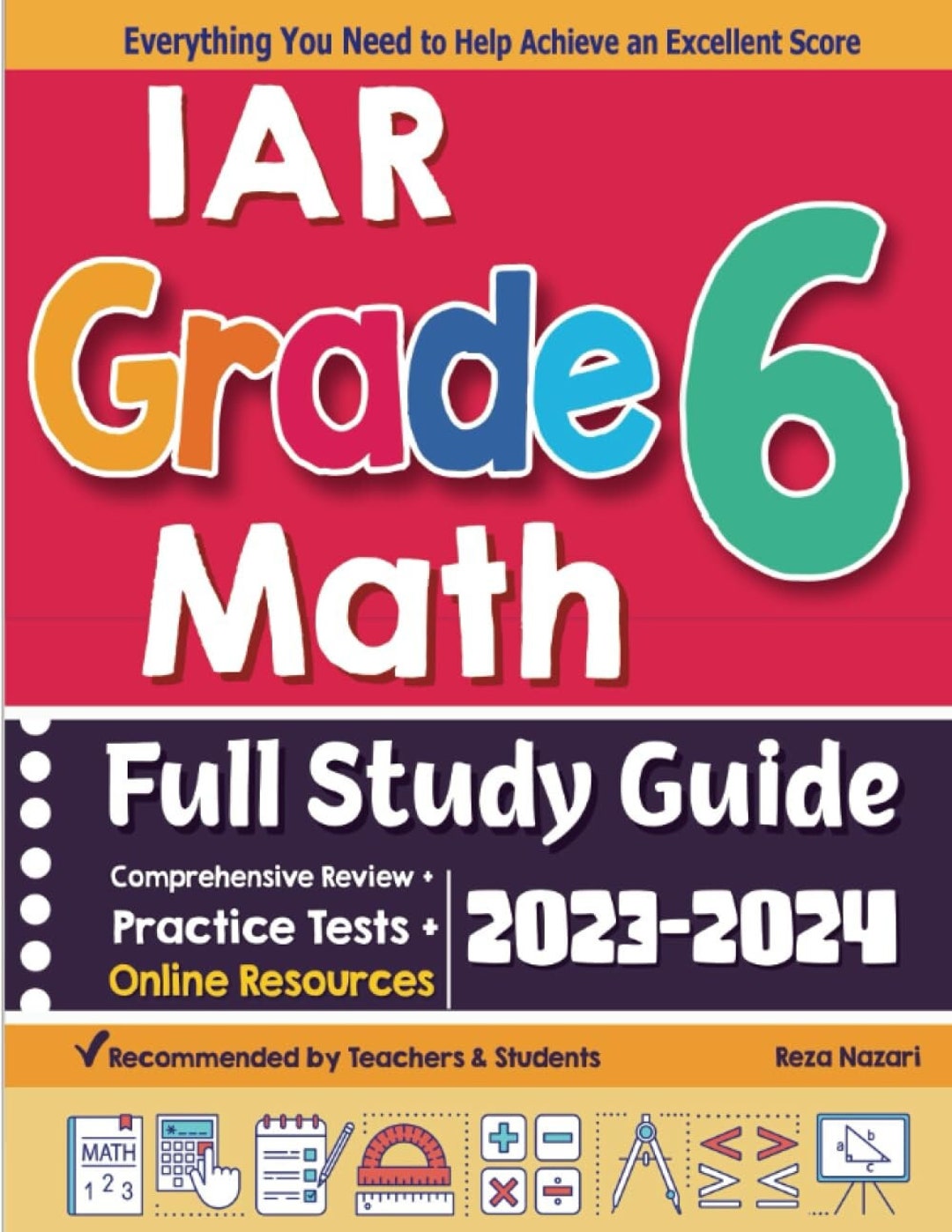 IAR Grade 6 Math Full Study Guide: Comprehensive Review + Practice ...