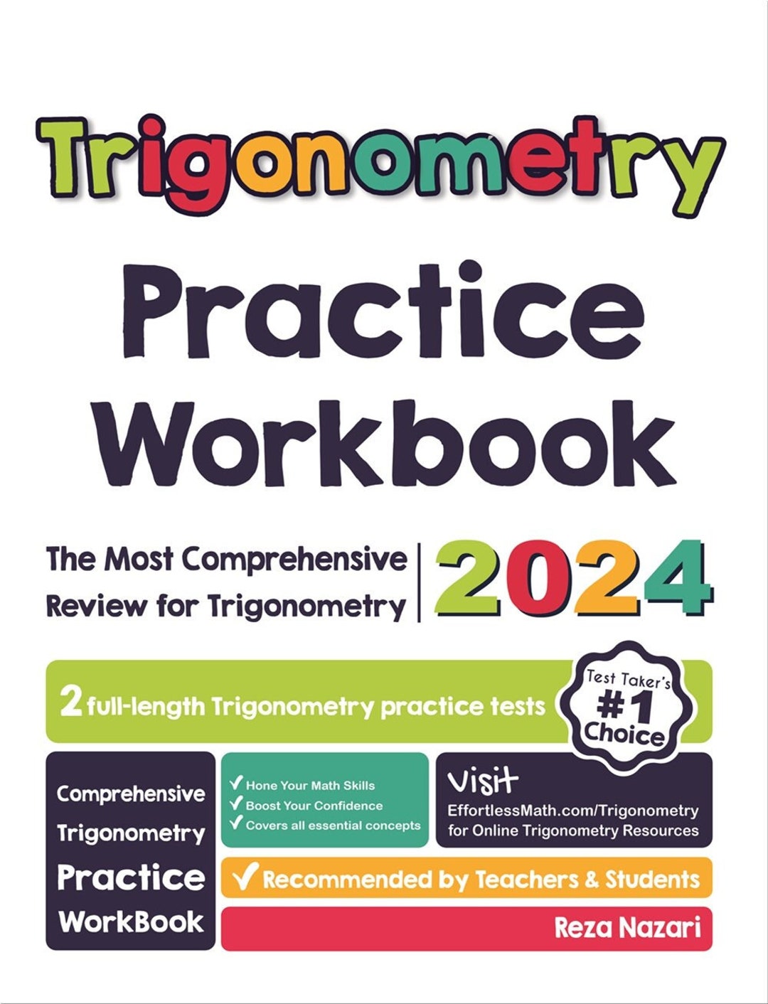 Trigonometry Practice Workbook: the Most Comprehensive Review of ...