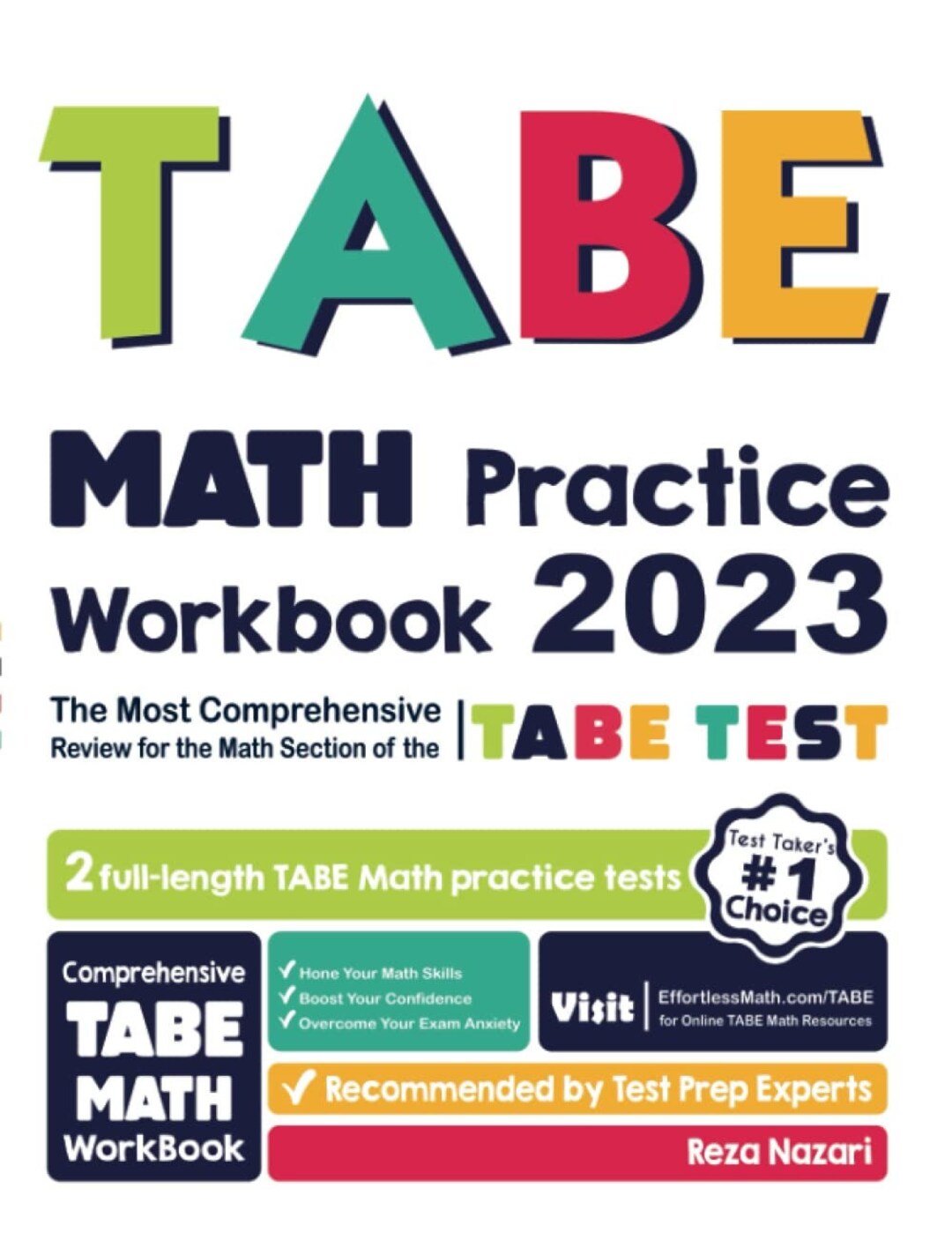 TABE Math Practice Workbook: the Most Comprehensive Review for the Math ...
