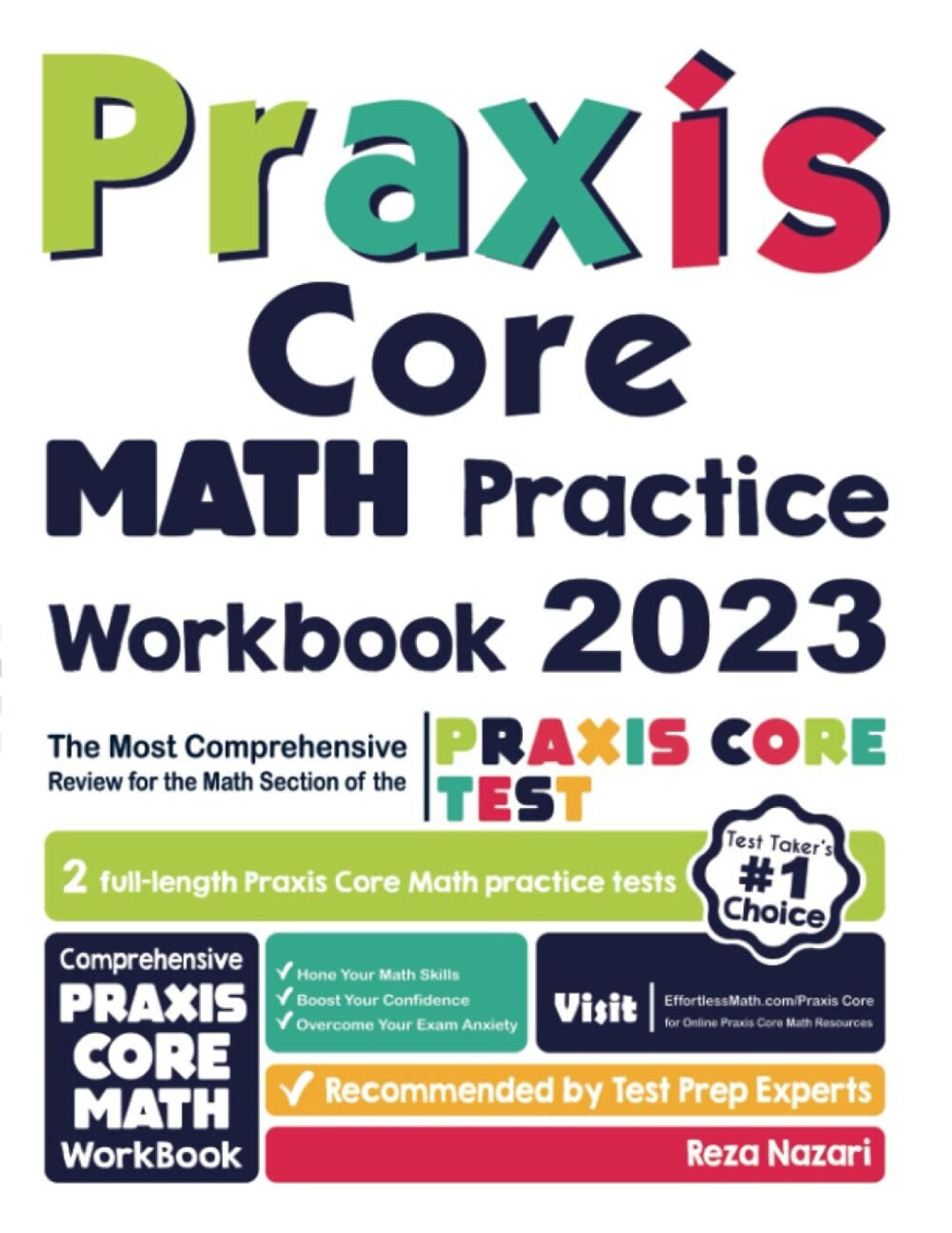 Praxis Core Math Practice Workbook: the Most Comprehensive Review for ...