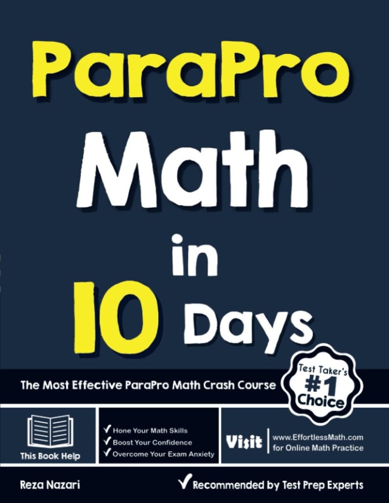 Parapro Math in 10 Days: the Most Effective Parapro Math Crash Course ...
