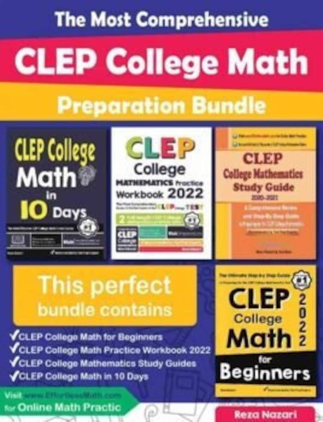The Most Comprehensive CLEP College Mathematics Preparation Bundle - Etsy