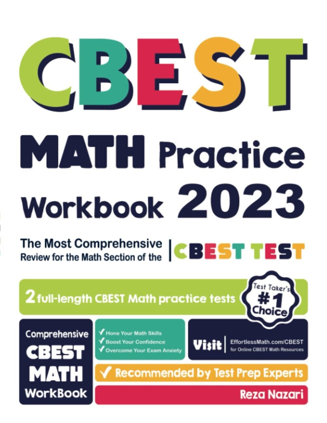 CBEST Math Practice Workbook: the Most Comprehensive Review for the ...