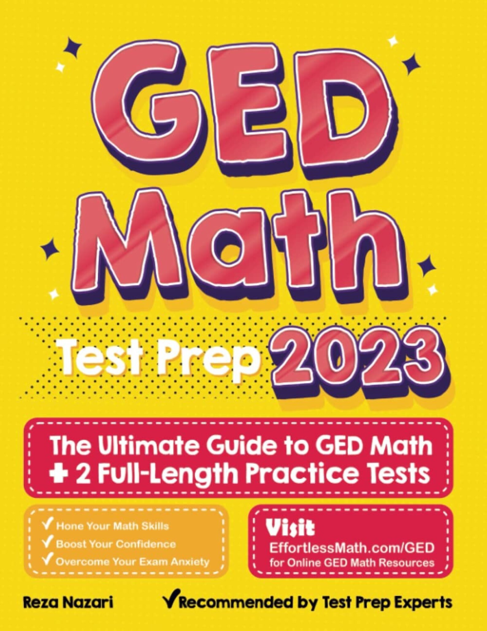 GED Math Test Prep: the Ultimate to GED Math + 2 Full-length Practice ...