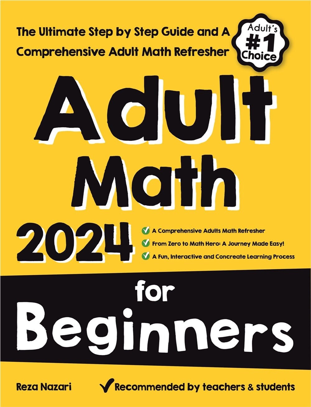 Adult Math for Beginners: the Ultimate Step by Step Guide and A ...