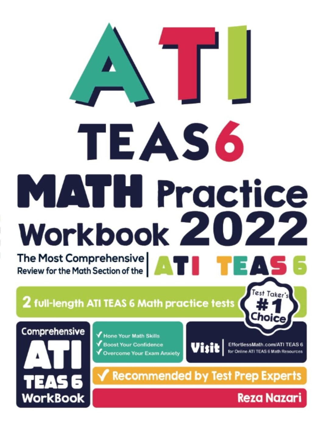 ATI TEAS 6 Math Practice Workbook - Etsy