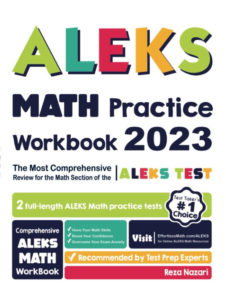ALEKS Math Practice Workbook: the Most Comprehensive Review for the ...