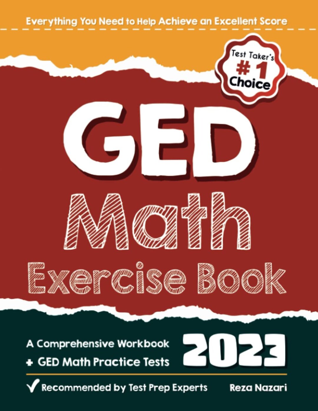GED Math Exercise Book: A Comprehensive Workbook GED Math Practice ...