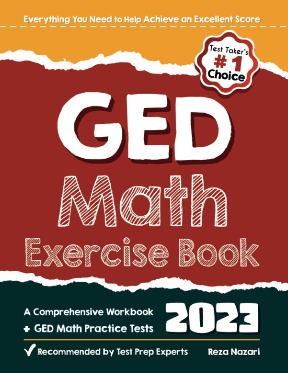GED Math Exercise Book: A Comprehensive Workbook + GED Math Practice ...