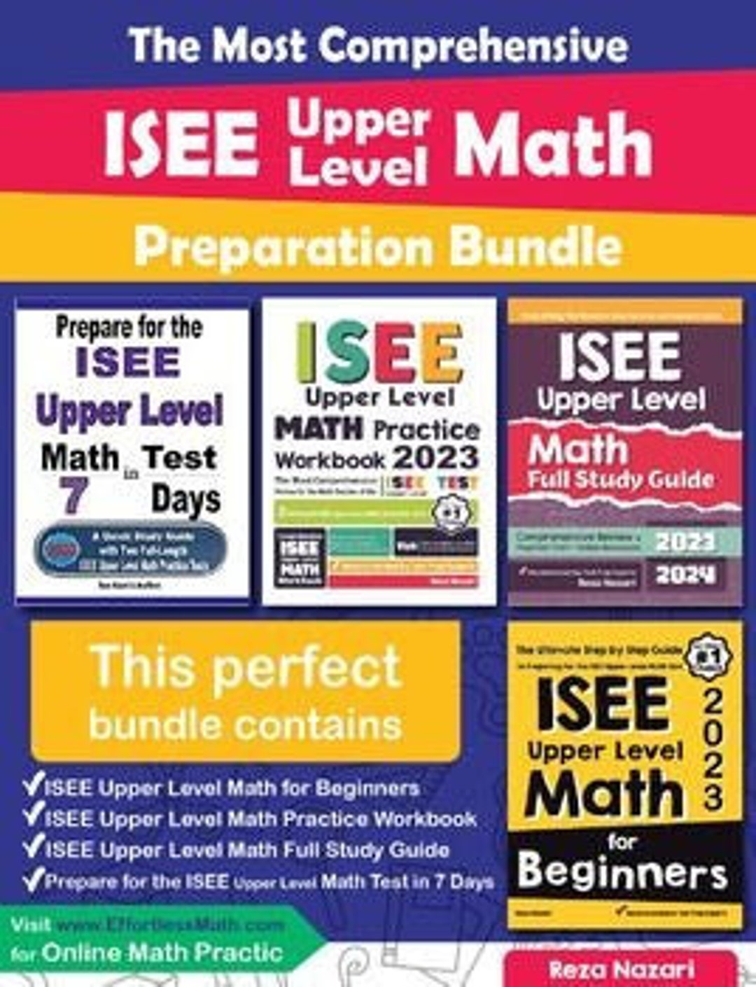 The Most Comprehensive ISEE Upper Level Math Preparation Bundle - Etsy