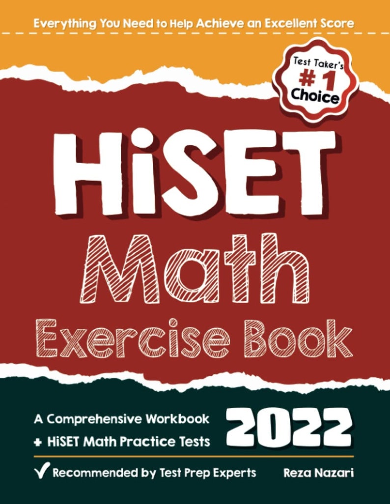 Hiset Math Exercise Book: A Comprehensive Workbook Hiset Math Practice ...