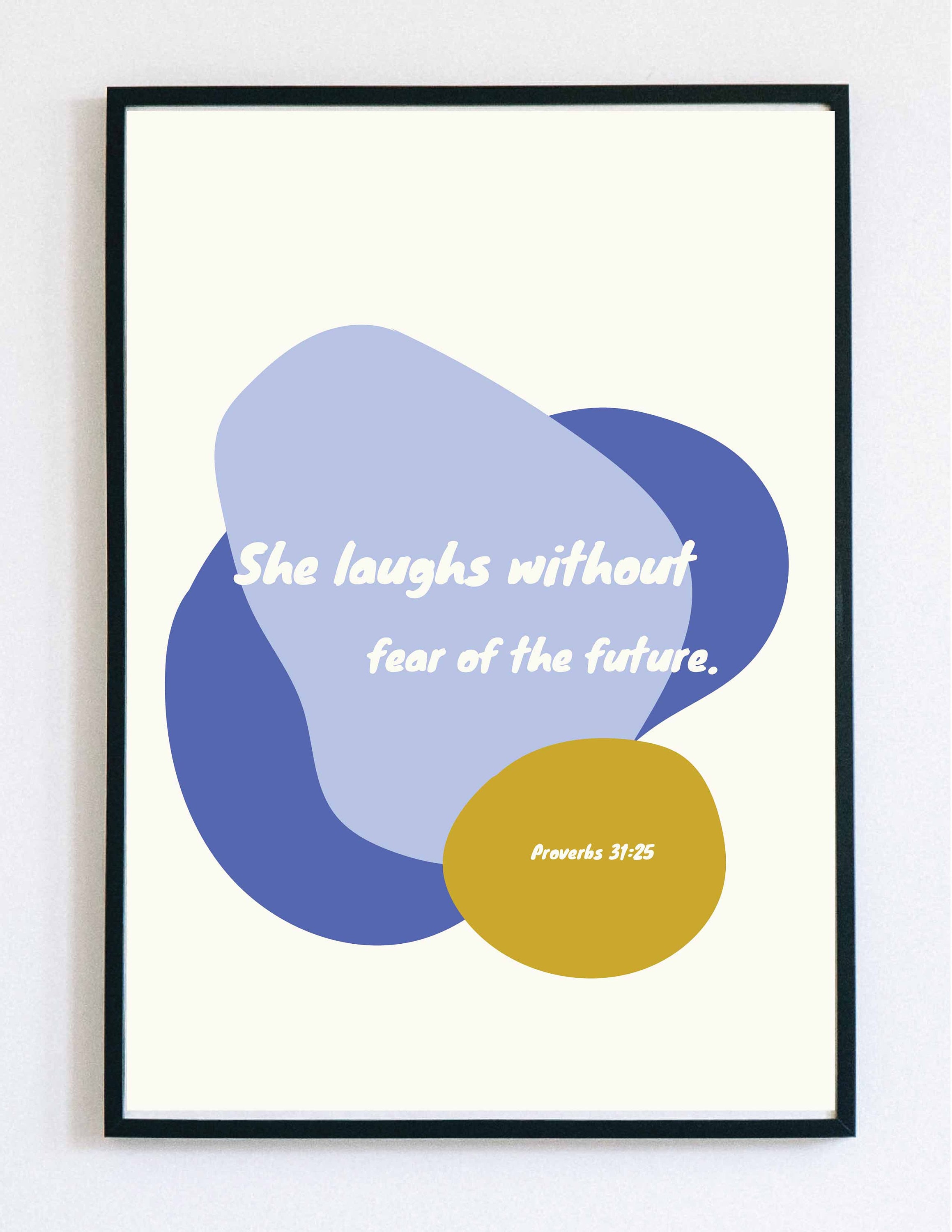 Organic Shape Illustration, Bible Verse, Graphic Design Poster, Digital ...
