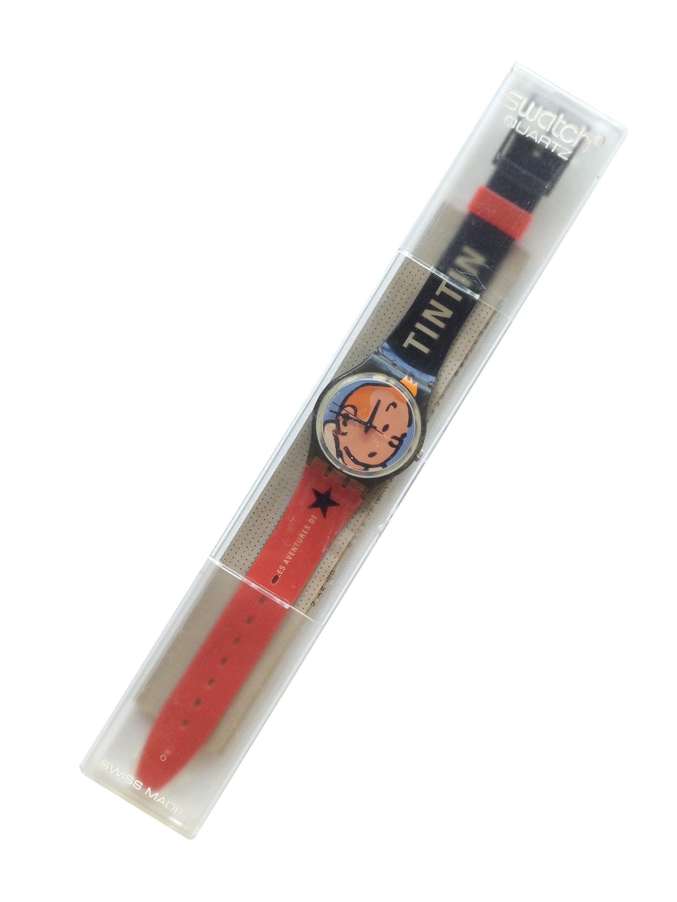Special Swatch Les Aventures De Tintin GM165 Watch Collectible Limited ...