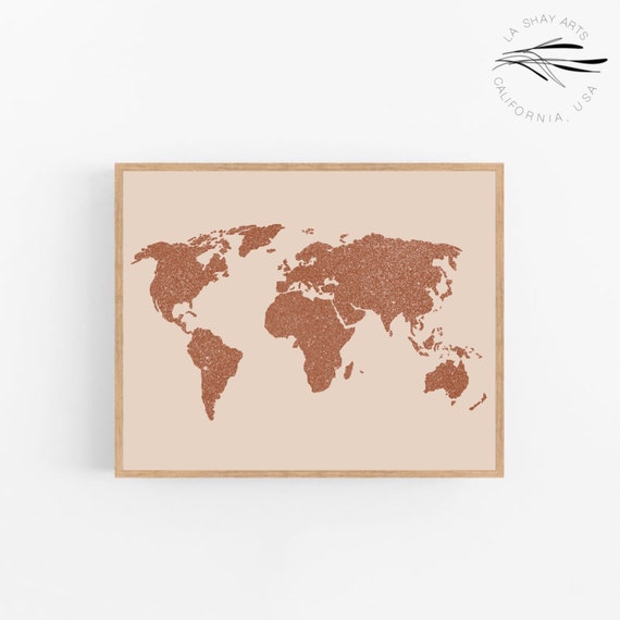 Note Cards Boho map Paper etna.com.pe