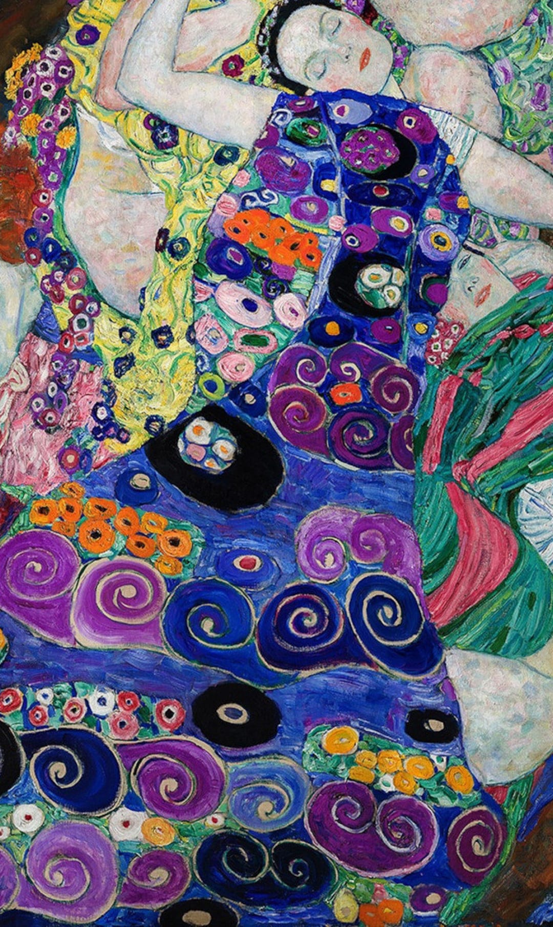 THE VIRGIN ~ Gustav KLIMT ~ Wall Hanging ~ Quilt Panel ~ Cotton Fabric ...