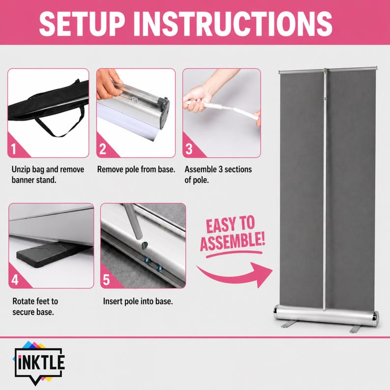 Graduation Retractable Stand | Custom Grad Roll up Banner | Graduation ...