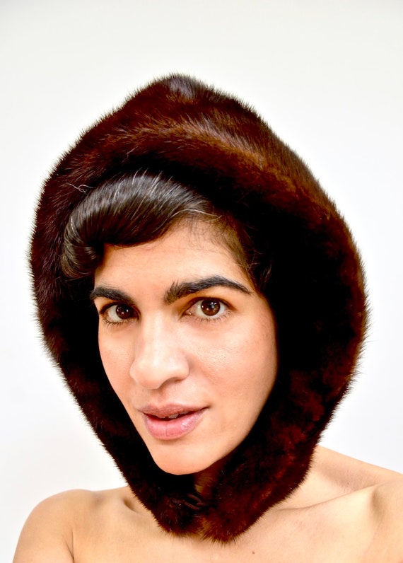 1960s Christian Dior Chocolate Brown Fur Bonnet. Made in | Etsy